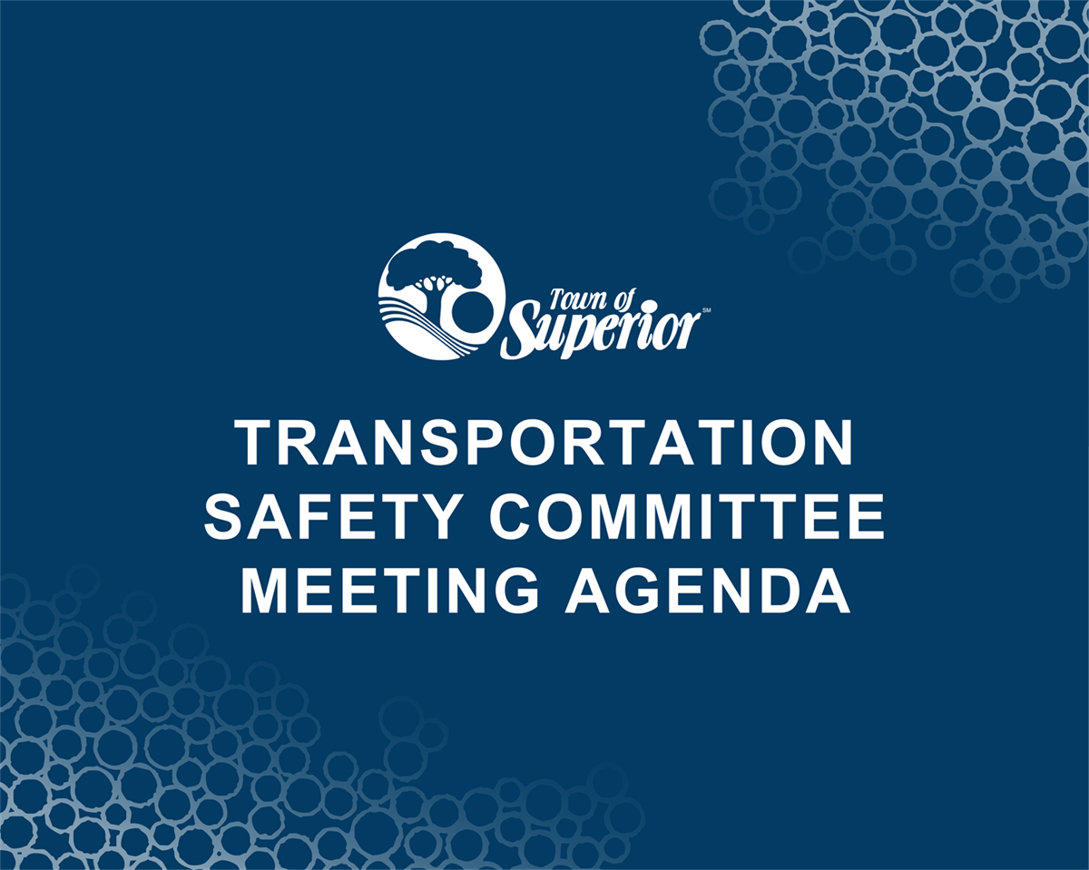 Transportation Safety Committee Meeting Agenda for July 21, 2025 | Town ...
